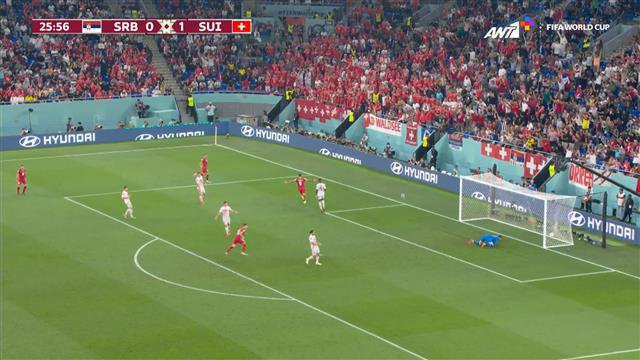 Σερβία - Ελβετία | 1 - 1 στο 26' - FIFA WORLD CUP QATAR 2022