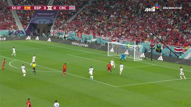 Ισπανία – Κόστα Ρίκα | 4-0 στο 54’ - FIFA WORLD CUP QATAR 2022