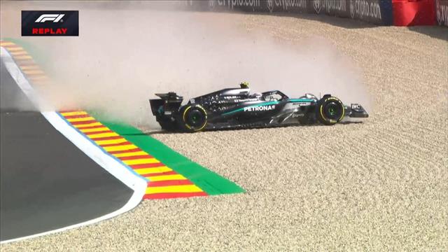 Ο Antonelli είχε πλήρη περιστροφή στην αμμοπαγίδα της στροφής Stavelot στο SQ1 - FORMULA 1 ...