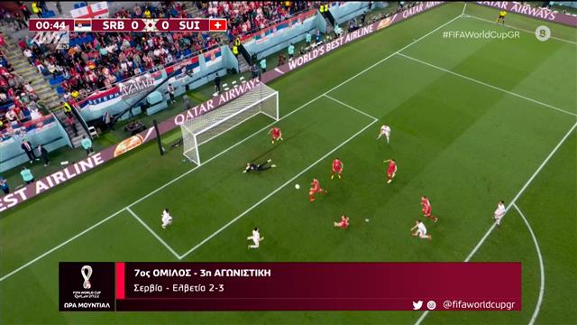 7ος ΟΜΙΛΟΣ - 3η ΑΓΩΝΙΣΤΙΚΗ - Σερβία - Ελβετία 2-3 - FIFA WORLD CUP QATAR 2022